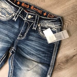 Rock Revival | Jeans | New Rock Revival Crystal Embellished Skinny ...